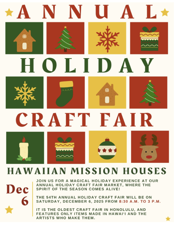 54th Annual Mission House Museum Annual Craft Fair – lauhalahats.com